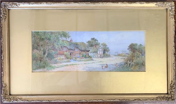 Joseph Fisher | Joseph Fisher (1796-1890) Village scene | MutualArt