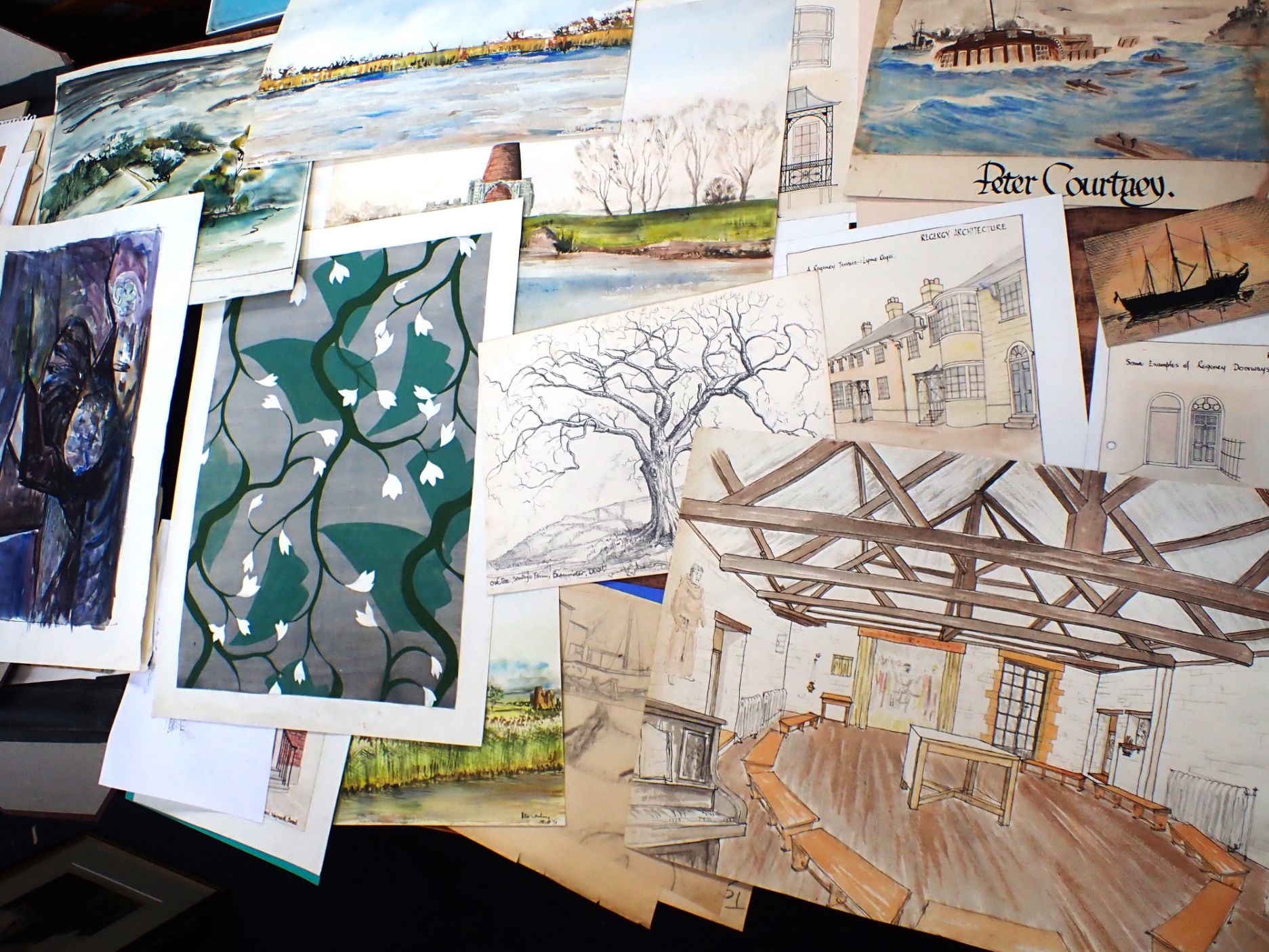 Peter Courtney | PETER COURTNEY 1935-2000: TWO FOLIOS OF WORKS | MutualArt