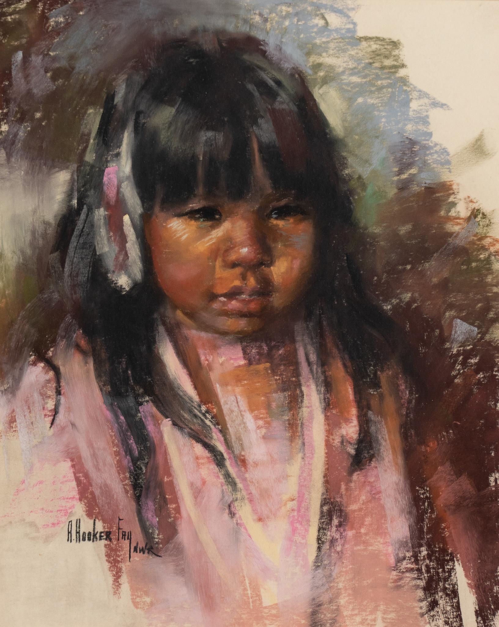 Arlene Hooker Fay | Little Girl in Traditional Dress | MutualArt