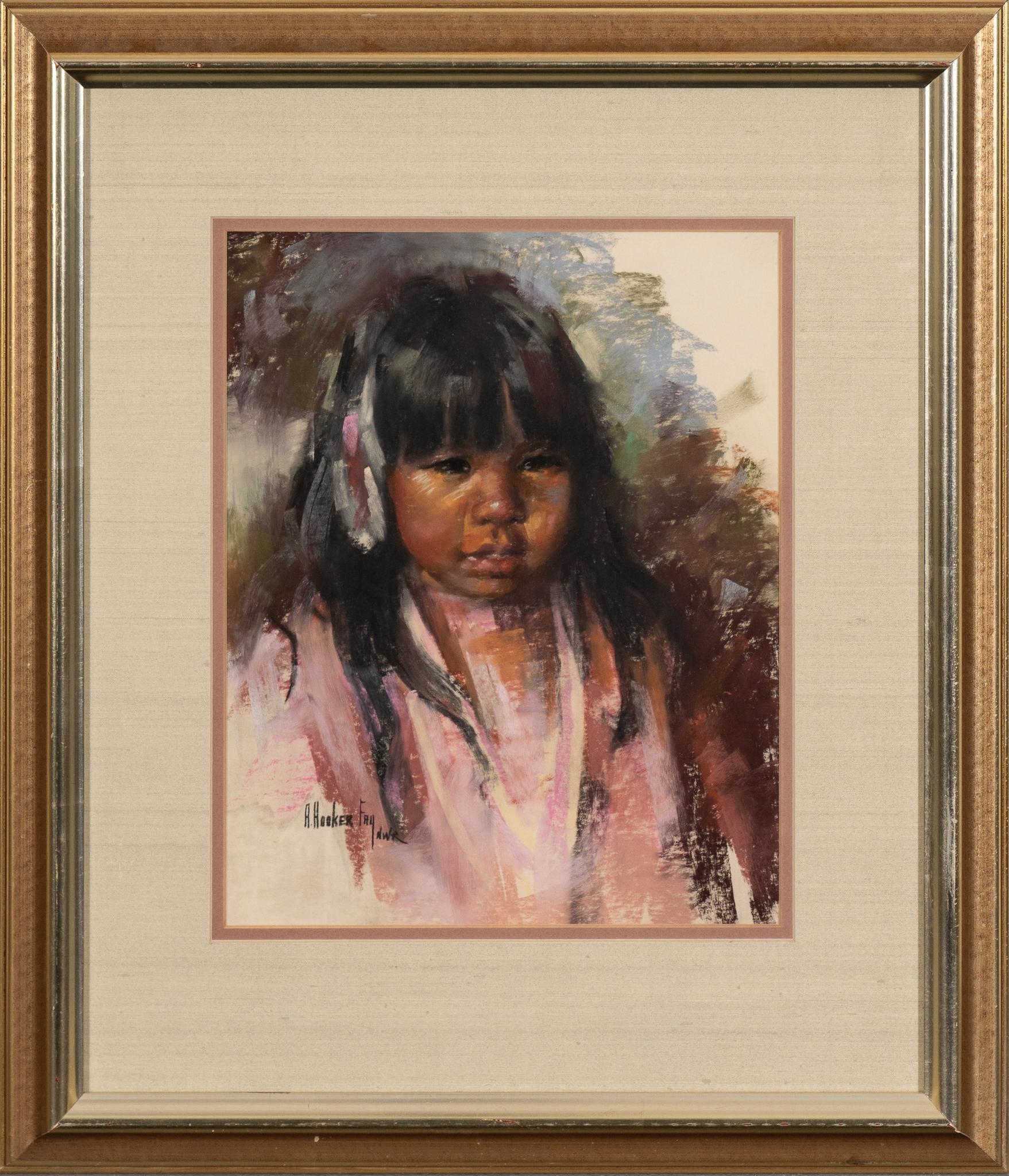 Arlene Hooker Fay | Little Girl in Traditional Dress | MutualArt