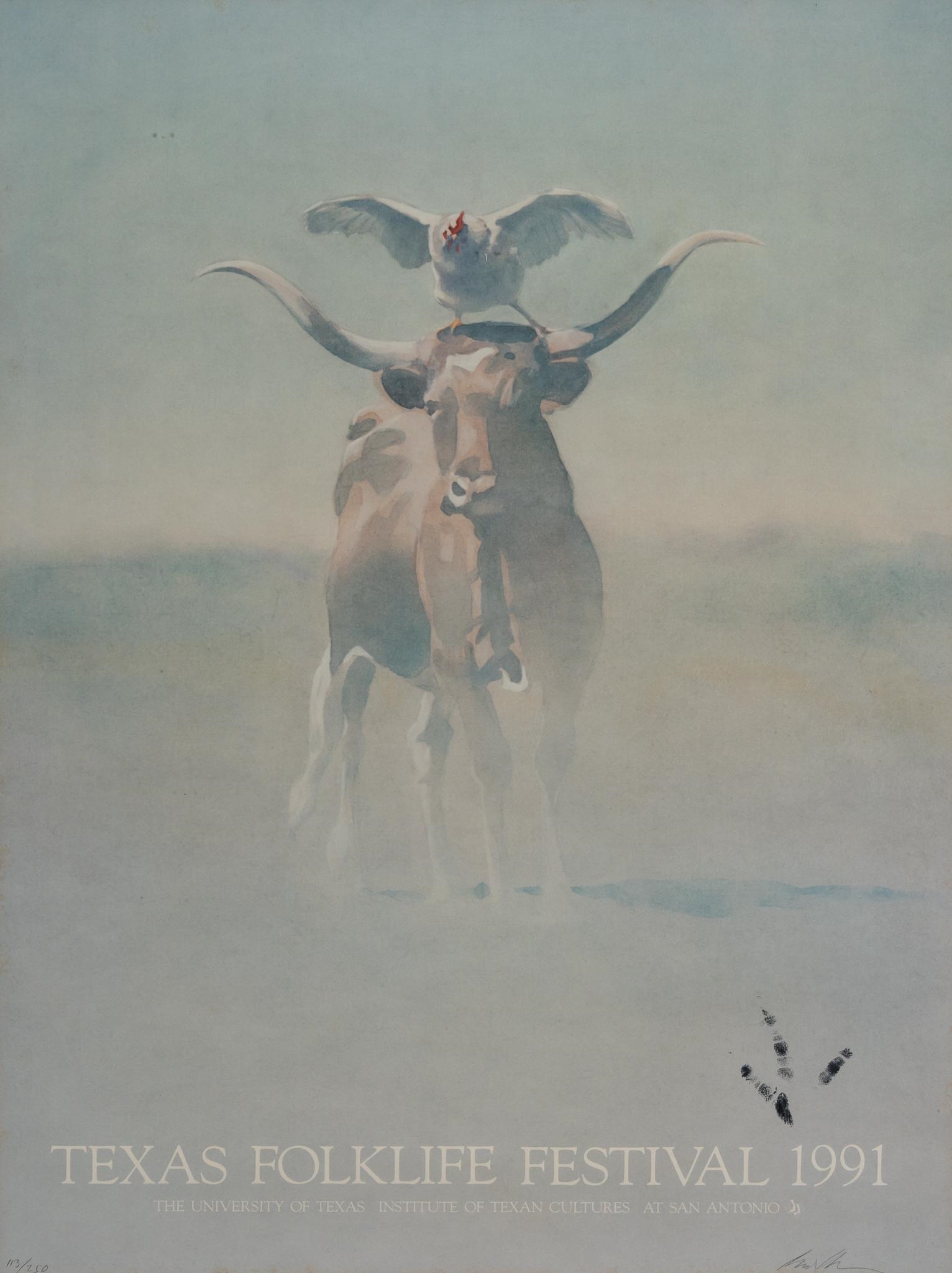 Brad Braune | Signed Texas Folklife Poster (1991) | MutualArt