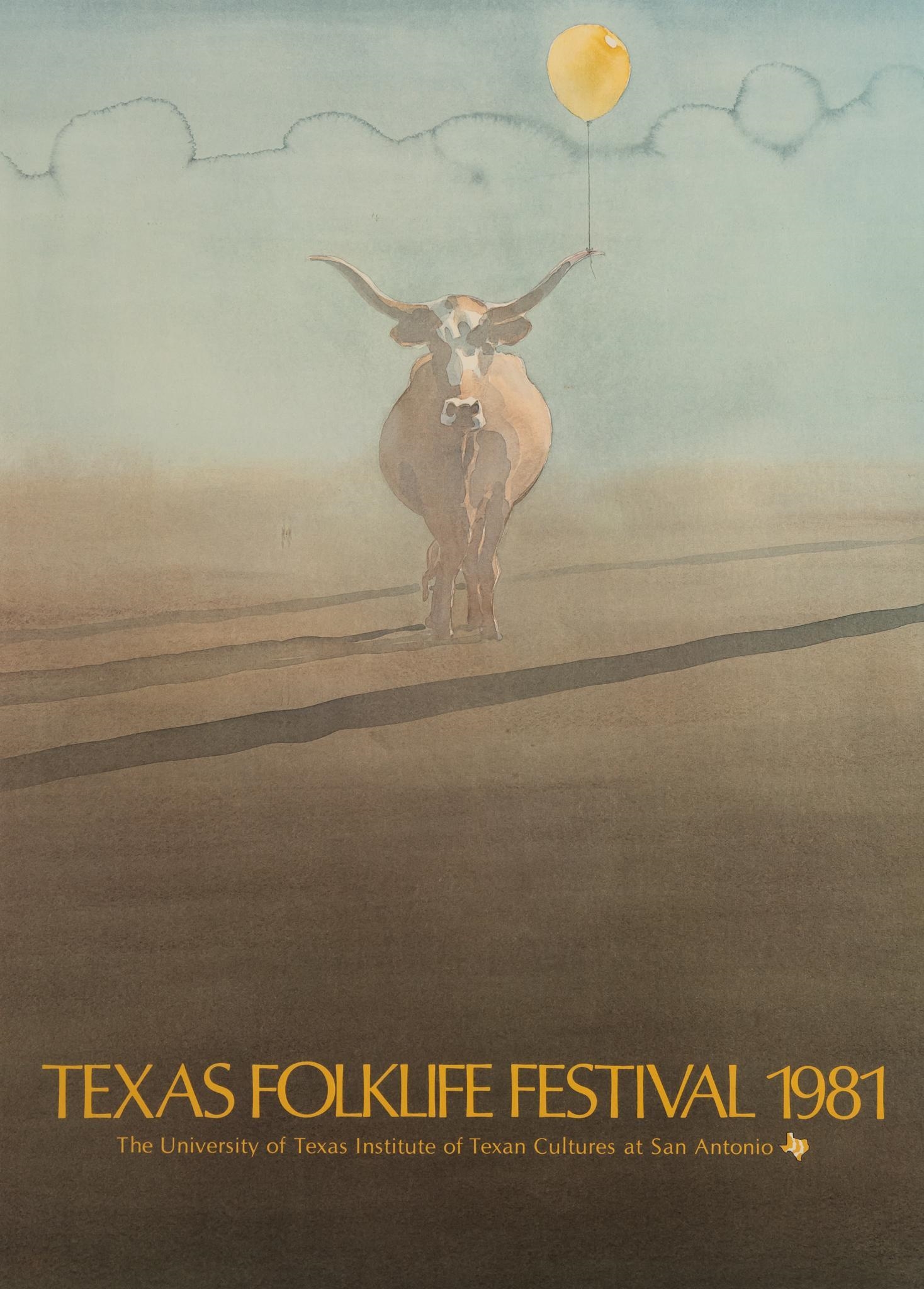 Brad Braune | Signed Texas Folklife Poster (1981) | MutualArt