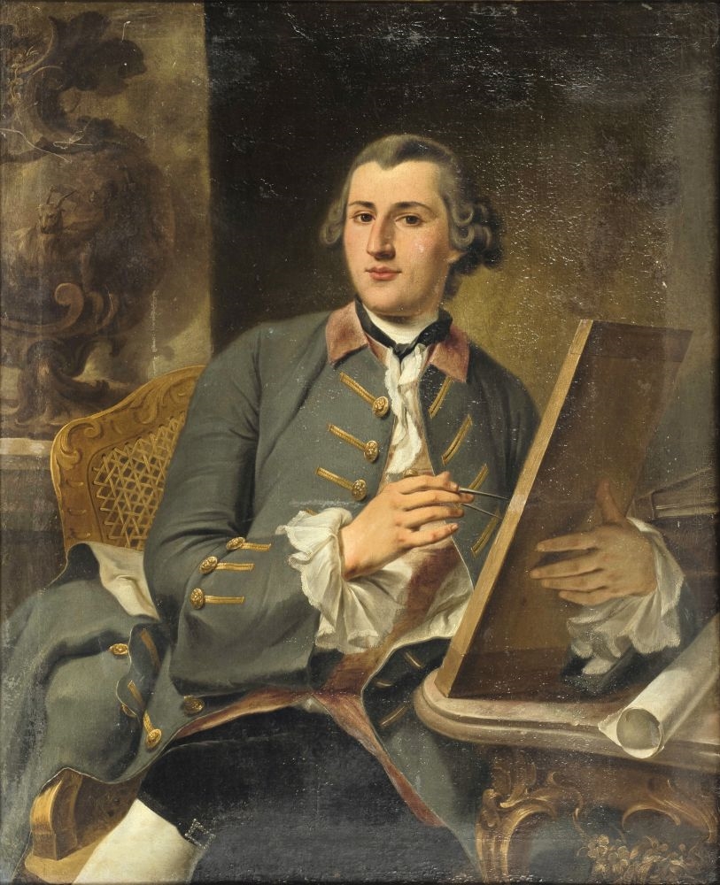 Johann Heinrich Tischbein The Elder | Portrait of an Architect (Circa ...