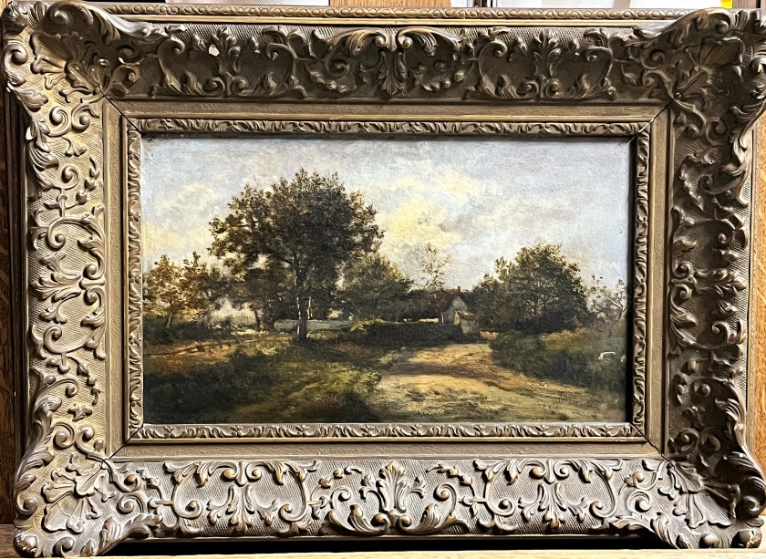 Léon Richet | Ferme au bout du chemin | MutualArt