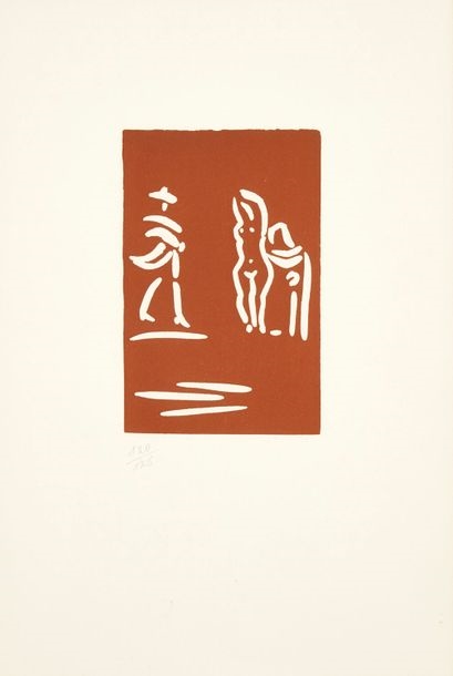 Pablo Picasso | Gravure à la gouge sur linoléum. Epreuve du tirage à ...