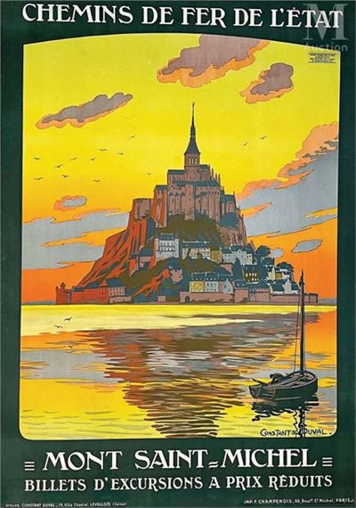 Constant Duval | CONSTANT DUVAL Mont Saint Michel Chemins de Fer de L ...
