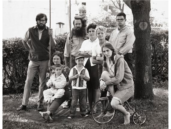 David Currie | Group Family Portrait on Swing and Tricycle (1967 ...