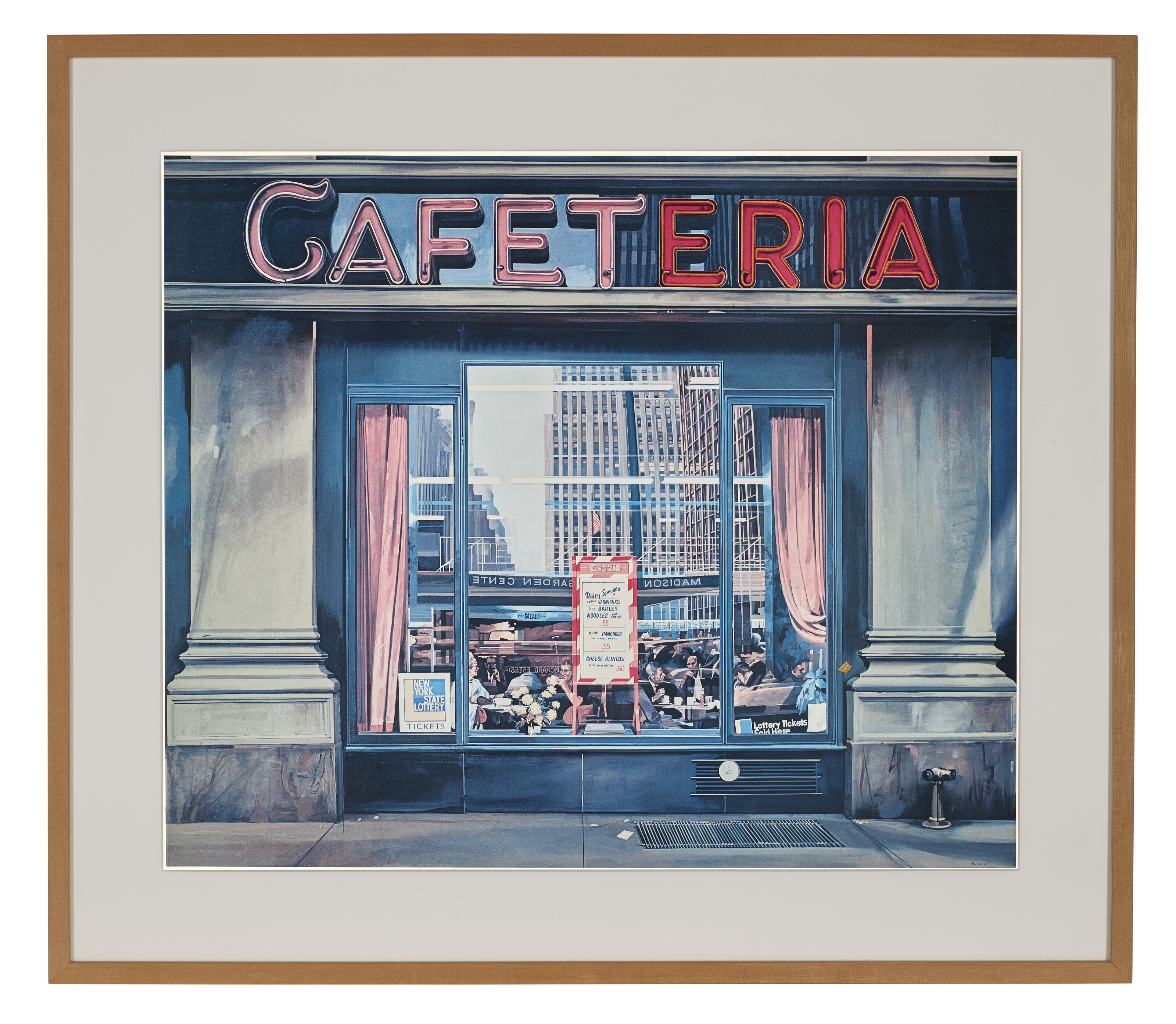 Richard Estes | Cafeteria, from Radical Realism I (1970) | MutualArt