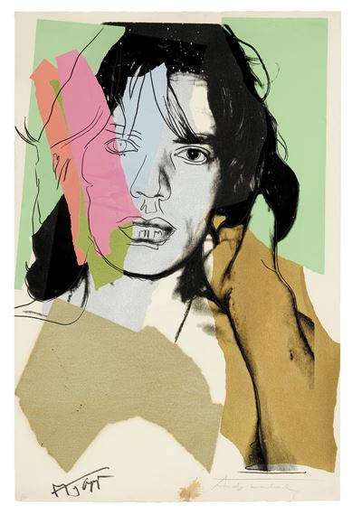 Andy Warhol | Mick Jagger: one print (1975) | MutualArt