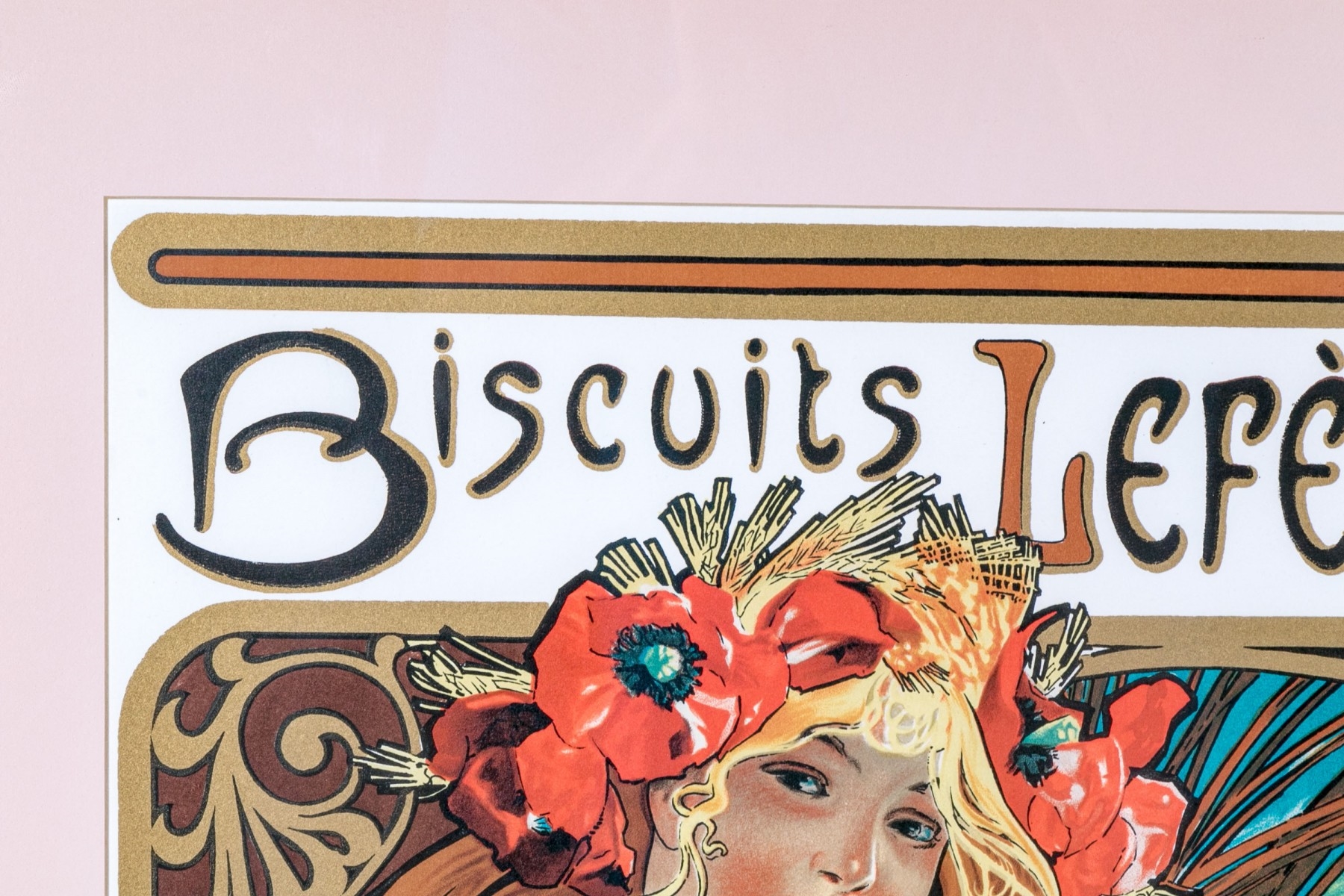 Alphonse Mucha | Biscuits Lefèvre-Utile Art Nouveau Poster | MutualArt