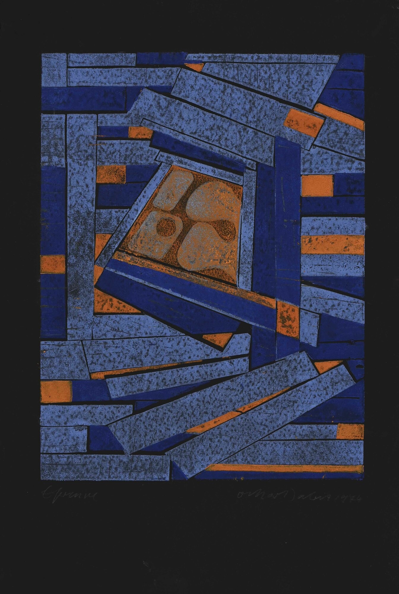 Oskar Dalvit | 3 pictures: Fahrzeug, 1948; Untitled, 1948; Untitled ...