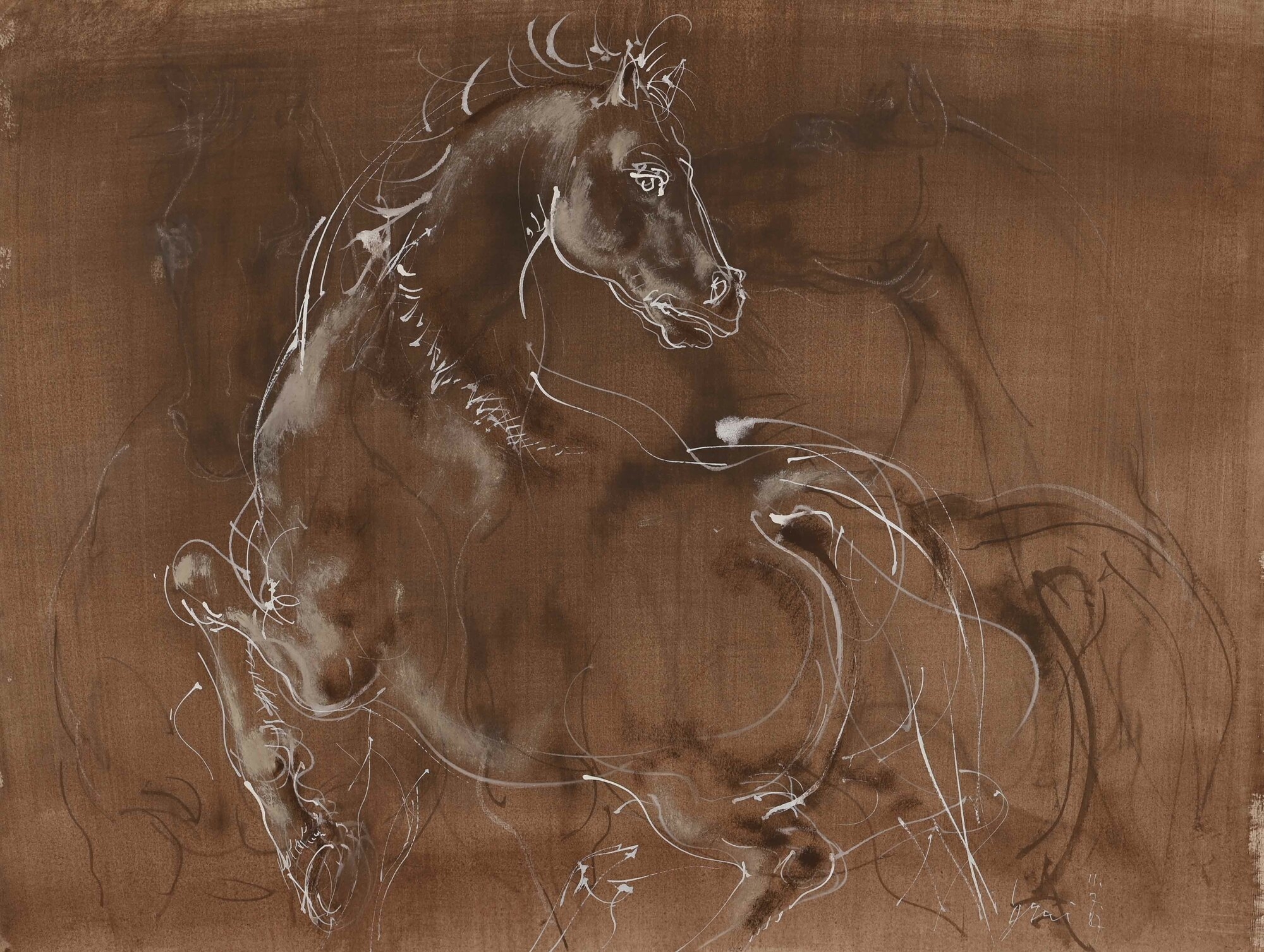 Hans Erni | Paar (1987) | MutualArt