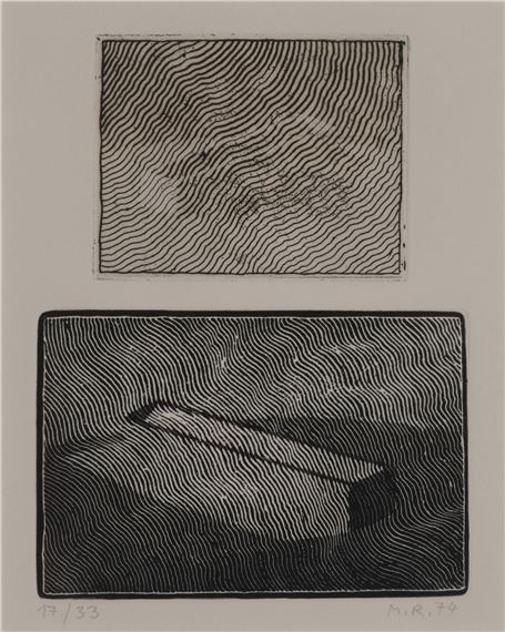 Markus Raetz | Zwei Tröge (1974) | MutualArt