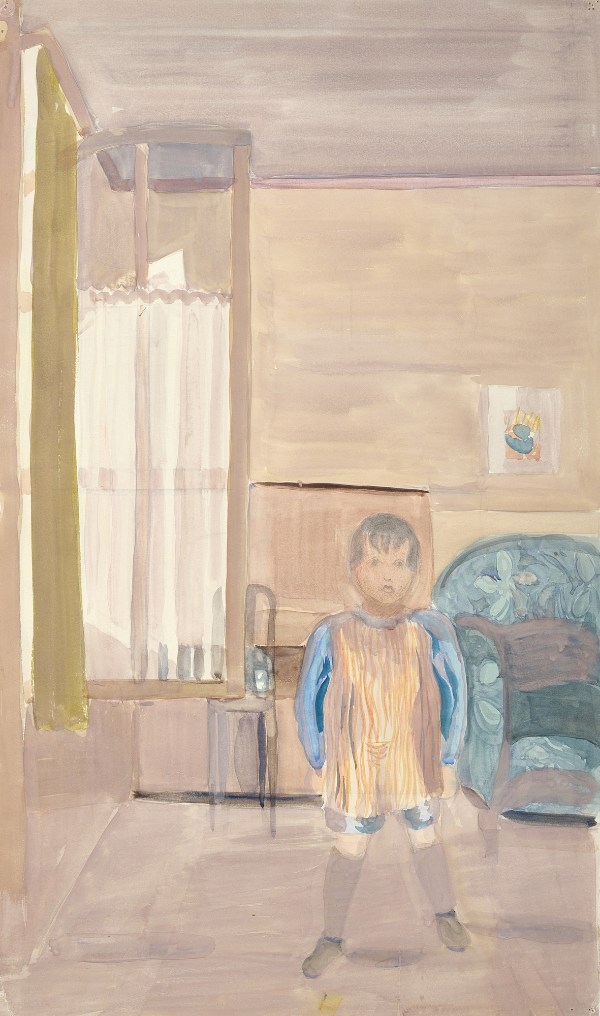 Otto Meyer-Amden | Knabe in Interieur (1918 - 1925) | MutualArt