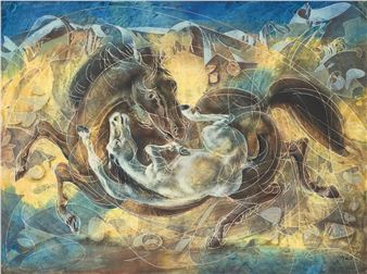 Hans Erni | Athlet (1948) | MutualArt