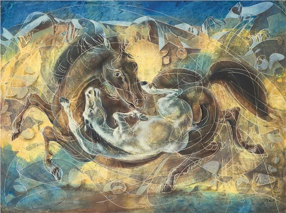 Hans Erni | Paar (1987) | MutualArt