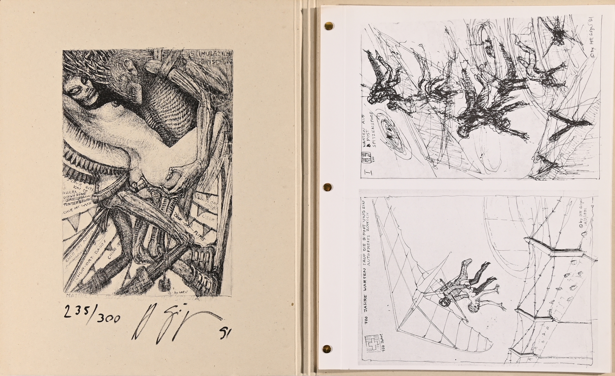 H. R. Giger | Harkonnen table and chairs (1982) | MutualArt