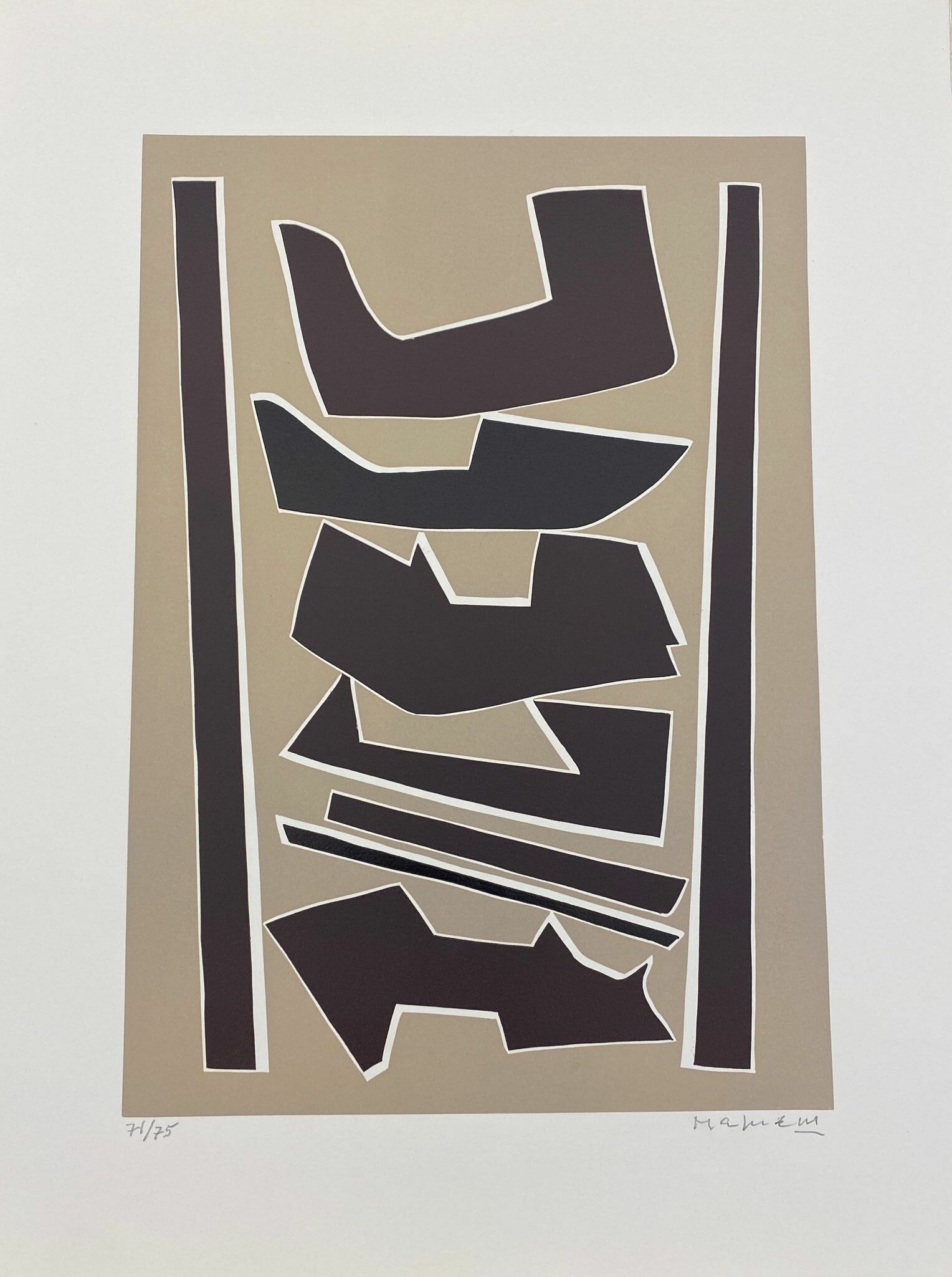 Alberto Magnelli | La Magnanerie De La Ferrage (1970) | MutualArt