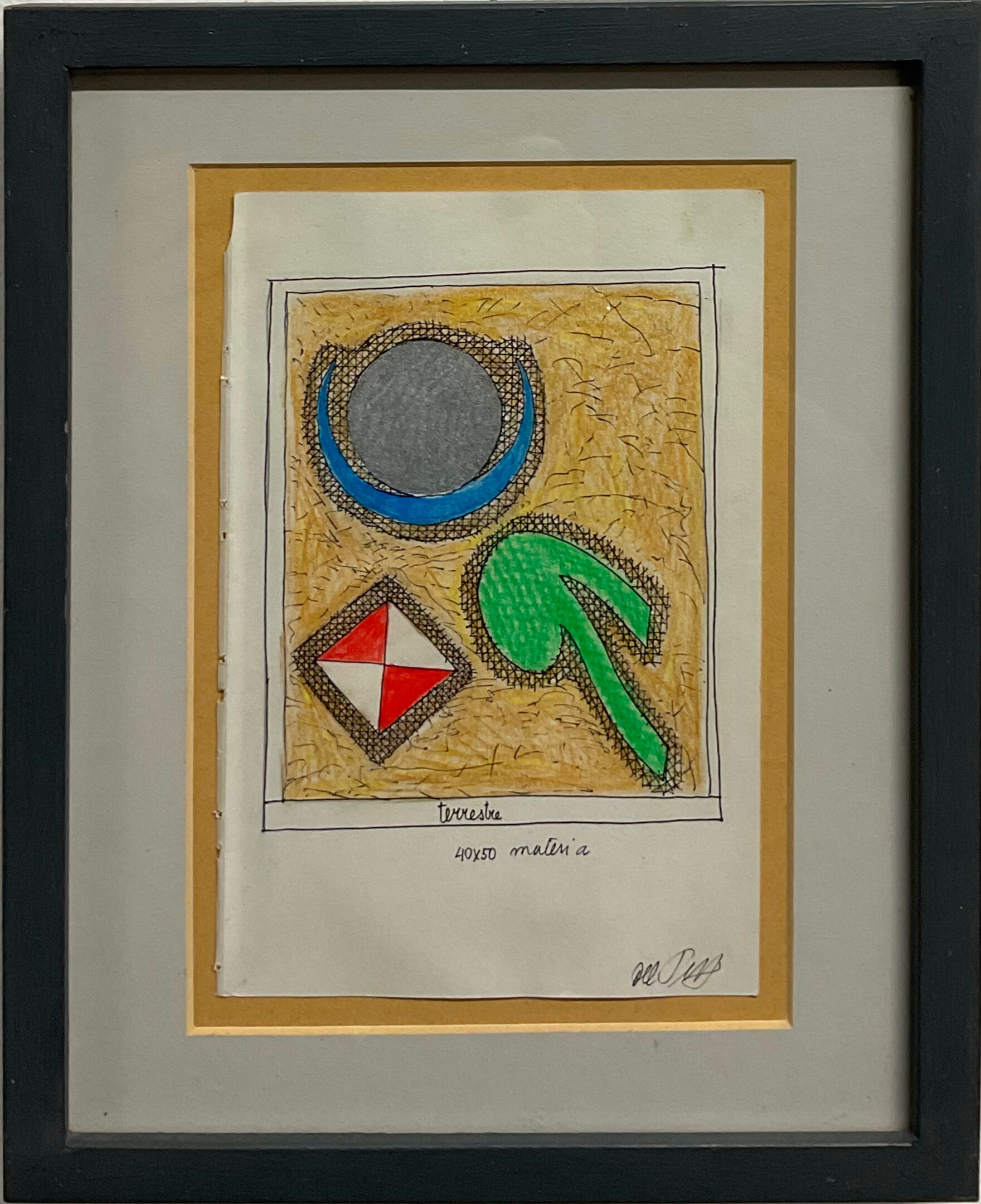 Lucio del Pezzo | Terrestre (1999) | MutualArt