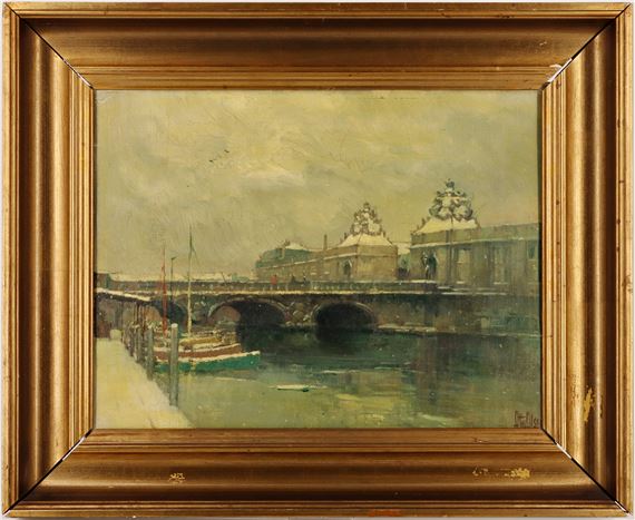 Otto Christian Olsen | Il Ponte di Marmorbroen a Copenaghen | MutualArt