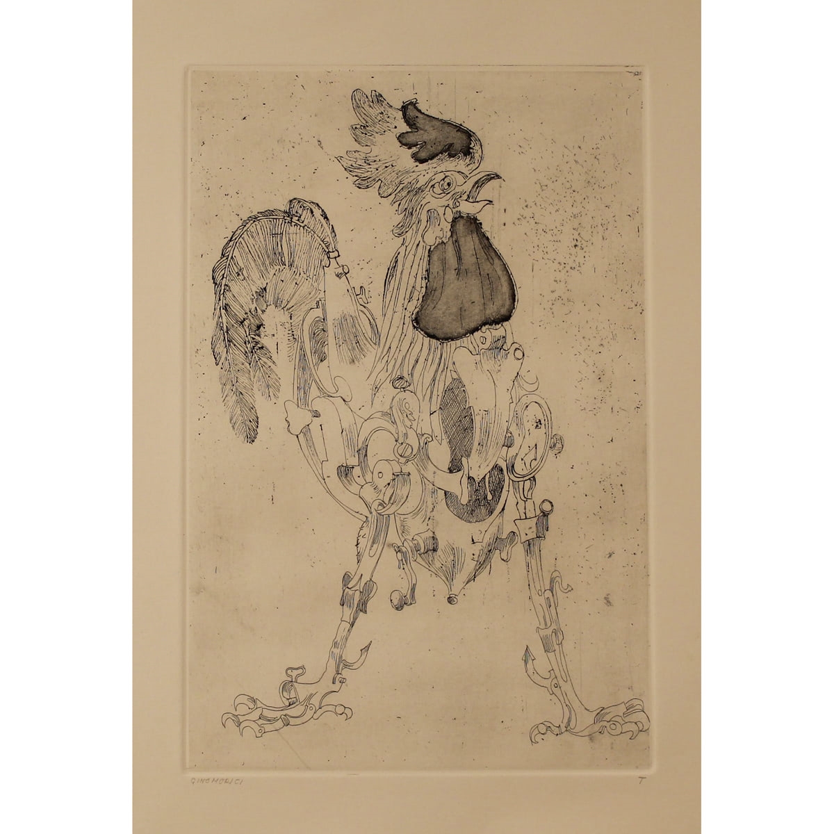 Gino Morici | Il gallo | MutualArt