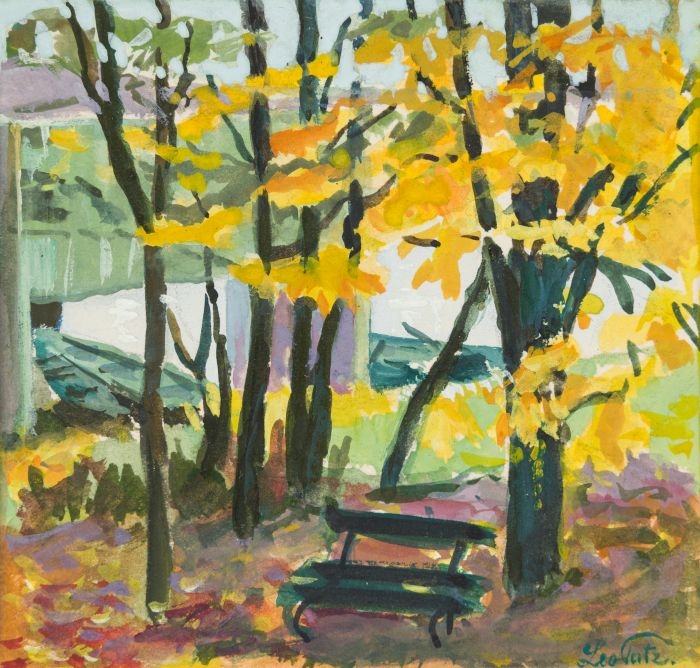 Leo Putz | Strassenscene | MutualArt