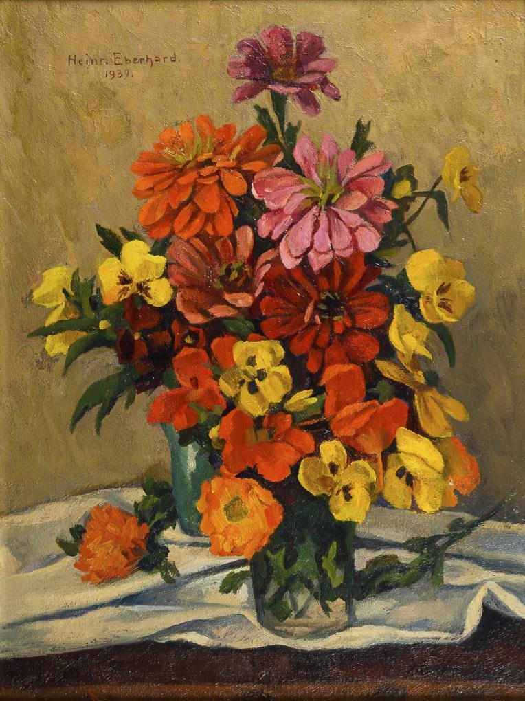 Heinrich Eberhard | Floral Still Life (1939) | MutualArt