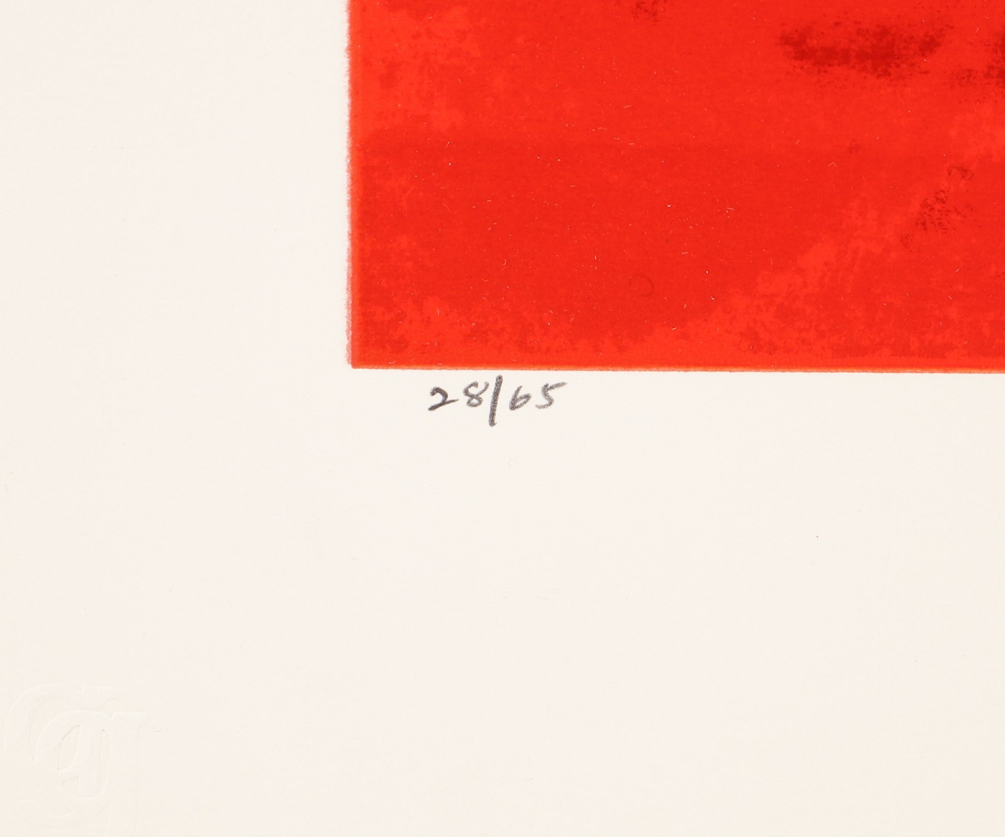 Joseph Grippi | Joseph Grippi Red Landscape 1976 Signed Screenprint ...
