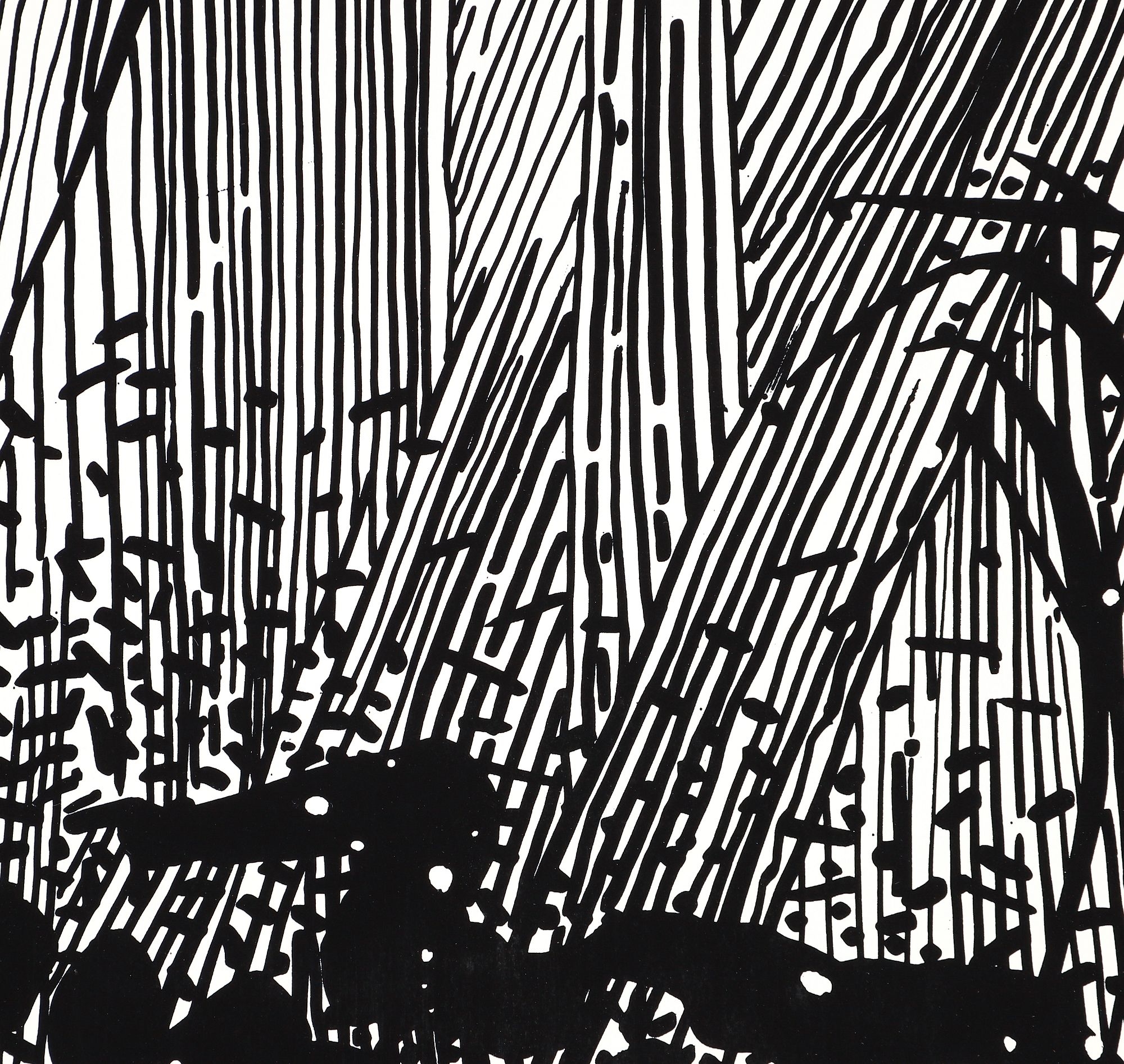 Bob Cato | Bob Cato White Rain Nantucket Series Screenprint (1970 ...