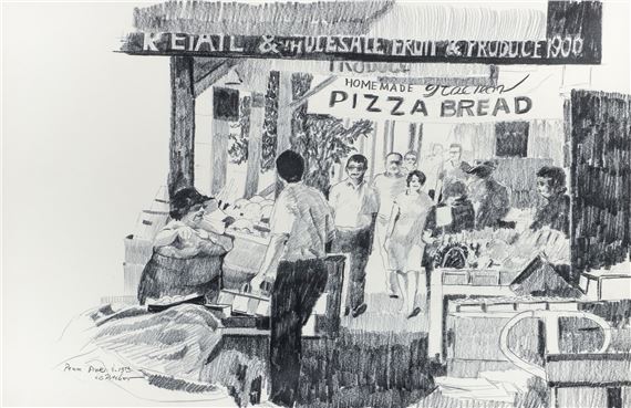 Charles Pitcher | Charlie Pitcher Pencil Drawing Penn Avenue and 19th ...