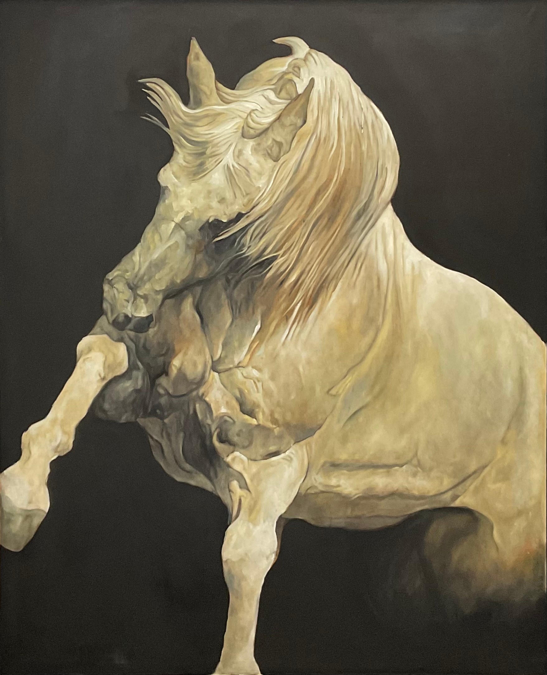 Huw Williams | Huw Williams - Grey Stallion | MutualArt