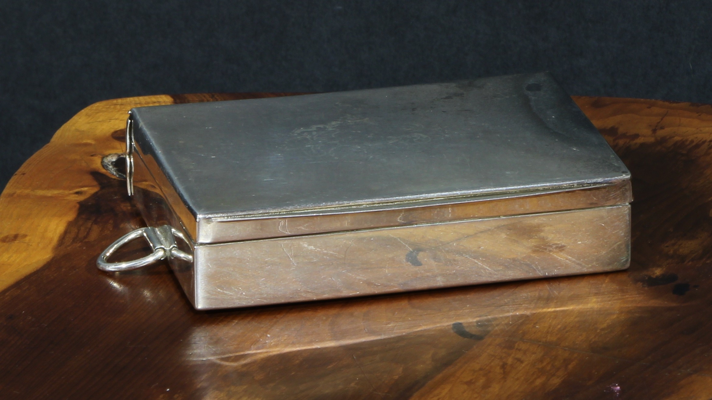 J. Dixon | A Victorian rectangular huntsman's sandwich box, quite plain ...
