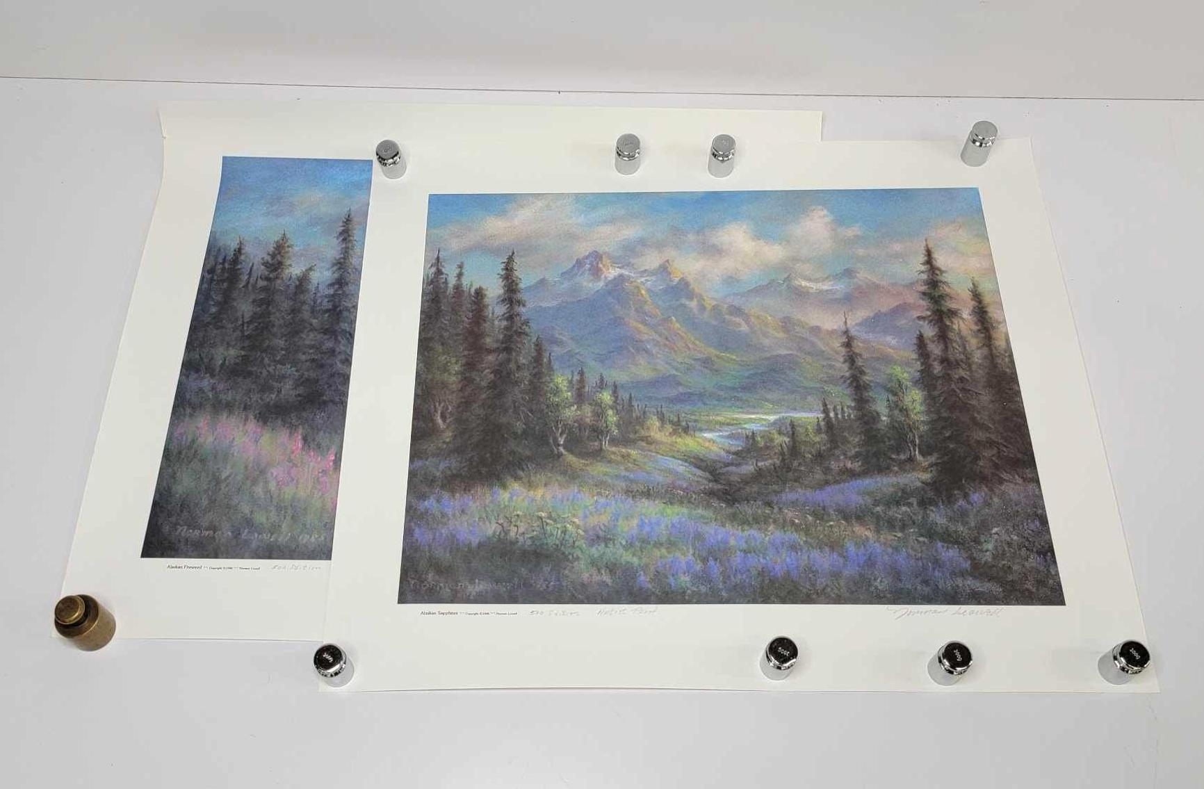 Norman Lowell | Alaskan Fireweed, and Alaskan Sapphires | MutualArt