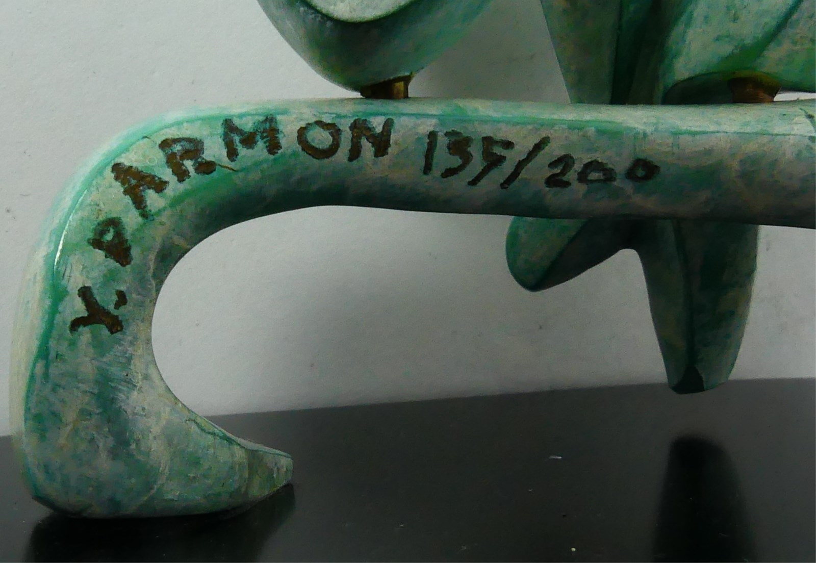 Yonatan Jonathan Darmon | patinated bronze sculpture depicting two seated figures | MutualArt