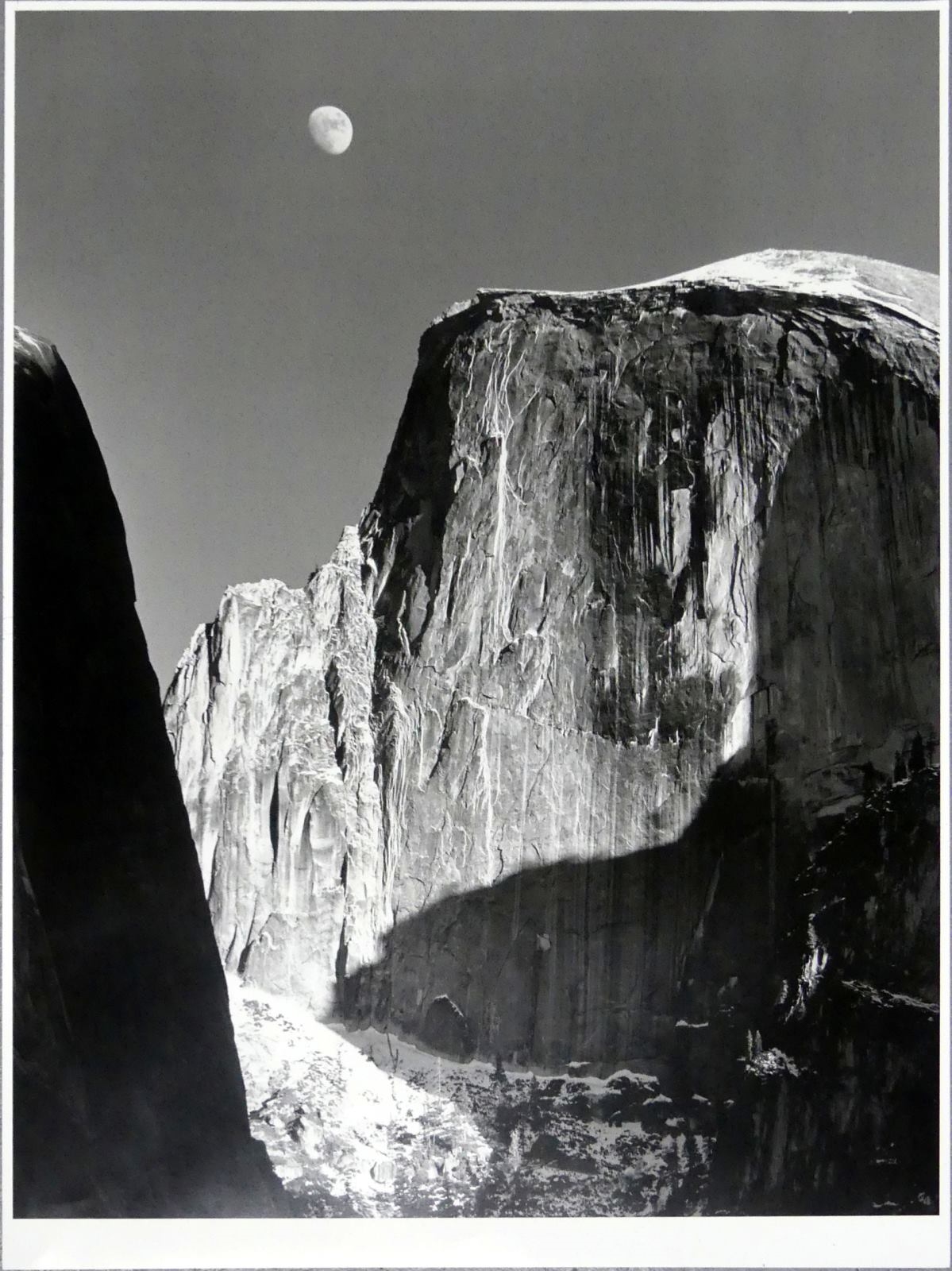 Ansel Adams | Moon and Half Dome, Yosemite National Park, California ...