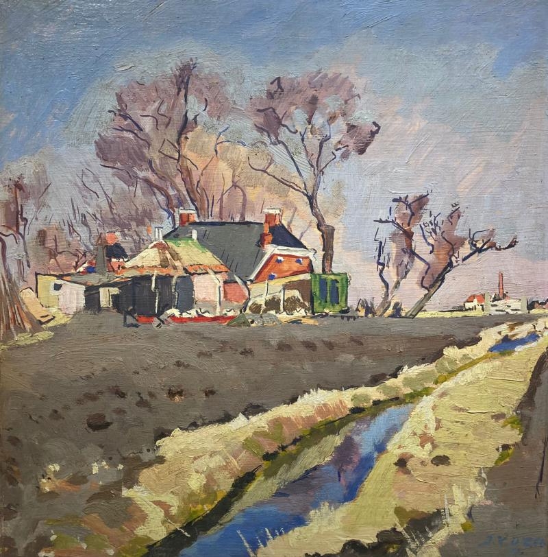 Jan van der Zee | Weg van Warffum naar den Andel (32) | MutualArt