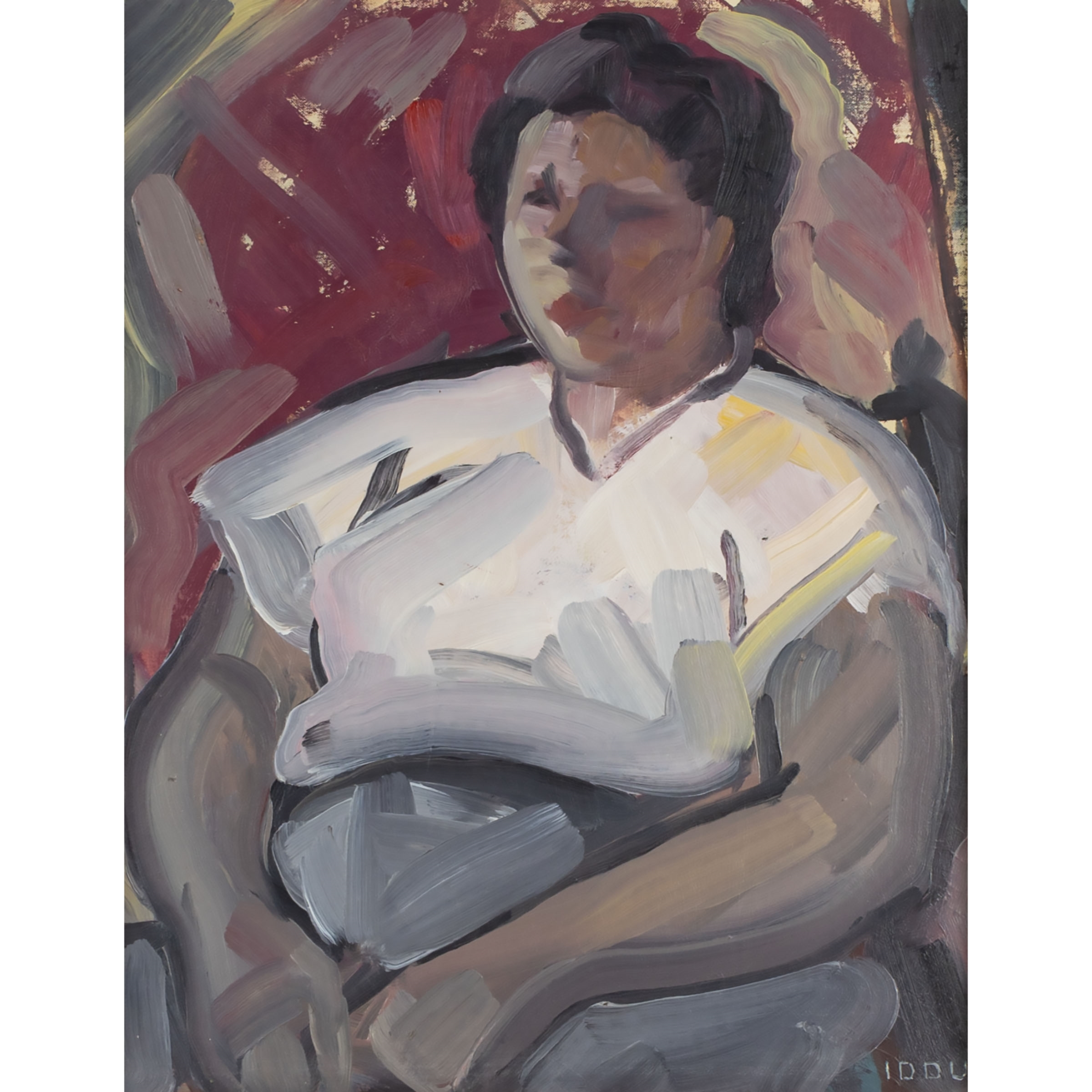 Ina D. D. Uhthoff | COLOURED LEOMAN SKETCH | MutualArt