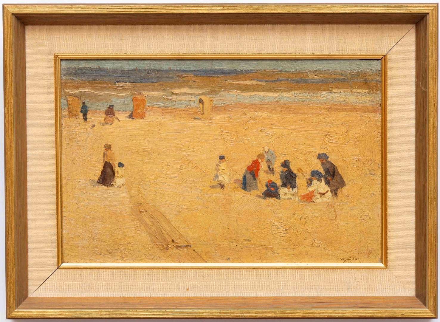 Willy Sluiter | Children playing on the beach of Katwijk aan Zee (1900 ...