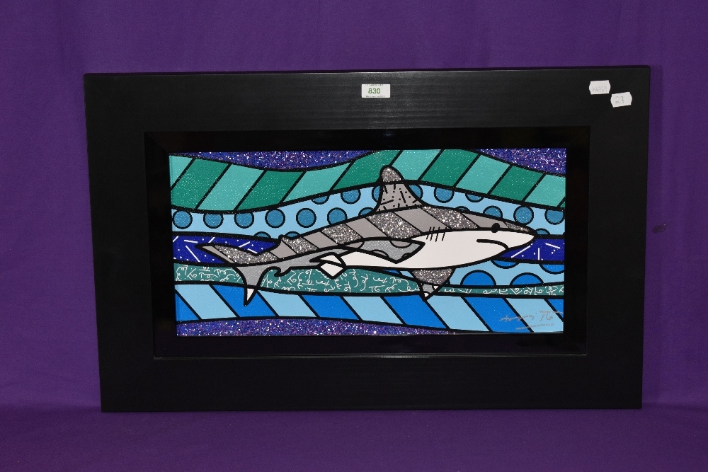 Romero Britto | Baby Shark | MutualArt