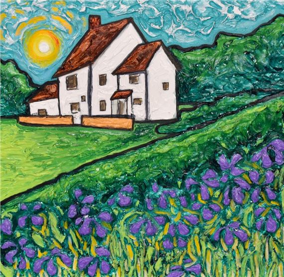 Scarlett Raven | Iris In Bloom | MutualArt