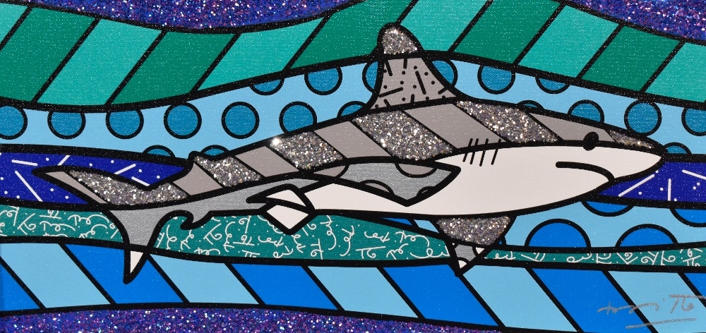 Romero Britto | Baby Shark | MutualArt