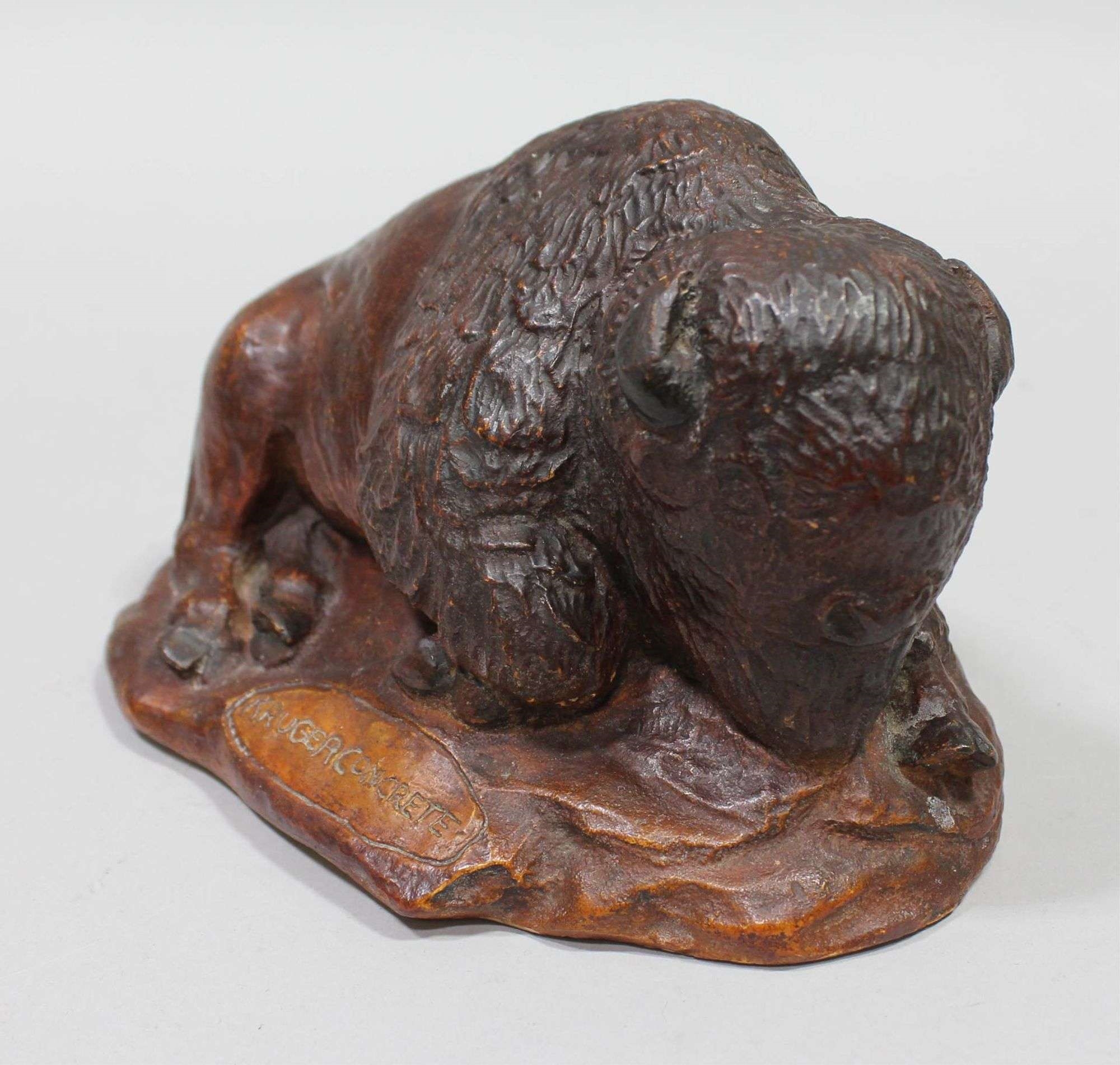 Jack Fuller | JACK FULLER POTTERY BUFFALO FIGURE | MutualArt
