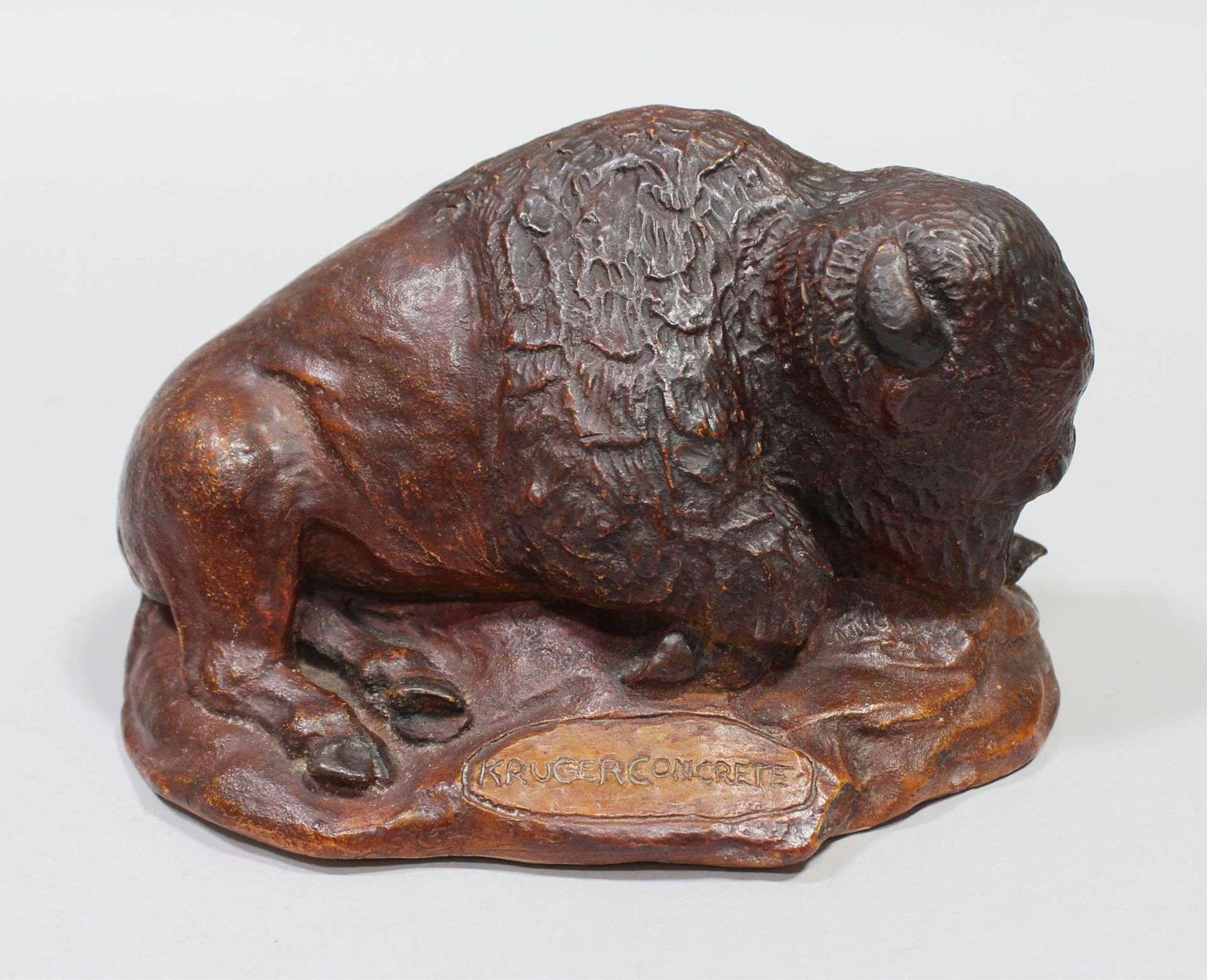 Jack Fuller | JACK FULLER POTTERY BUFFALO FIGURE | MutualArt