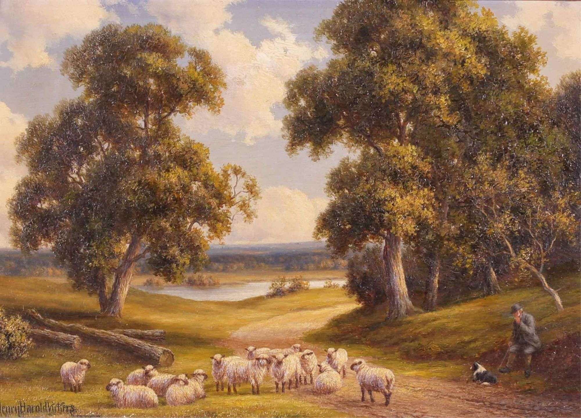 Henry Harold Vickers | HENRY HAROLD VICKERS, OIL ON PANEL (1916 ...