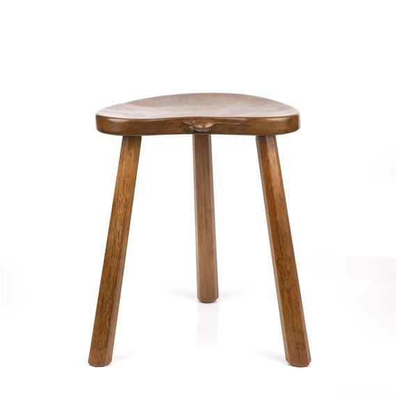 Robert Thompson | Mouseman cow stool (Circa 1970) | MutualArt