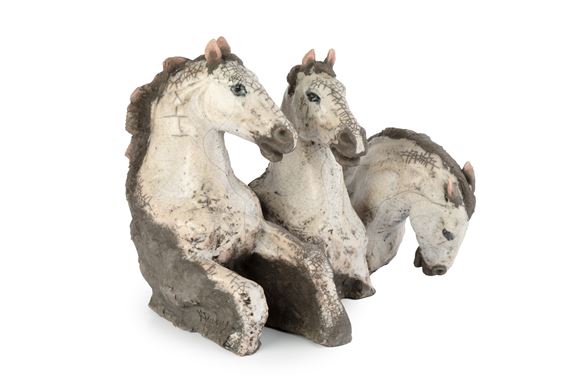 Keza Rudge | Three Horse Heads | MutualArt