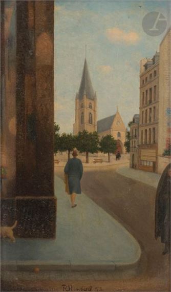 René Rimbert | Small high landscape (1958) | MutualArt