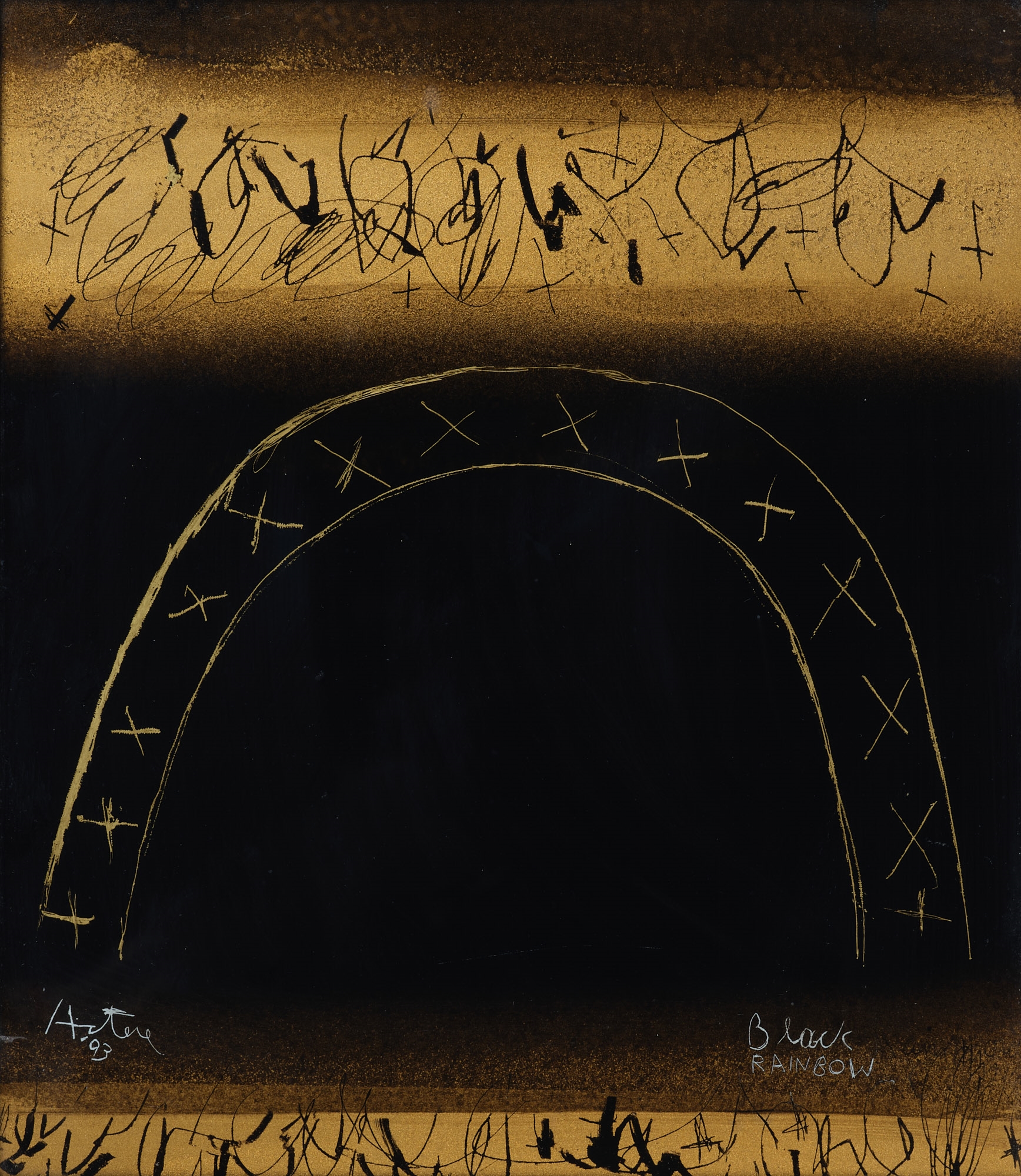 Ralph Hotere | Black Rainbow | MutualArt