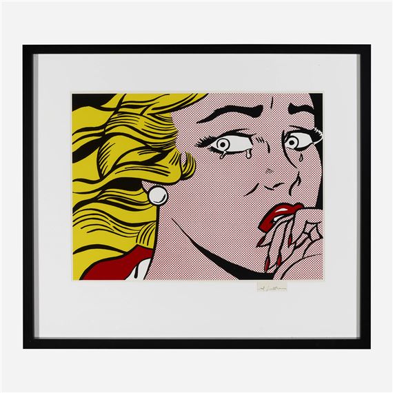 Roy Lichtenstein | Crying Girl exhibition poster for Parrish Art Museum ...