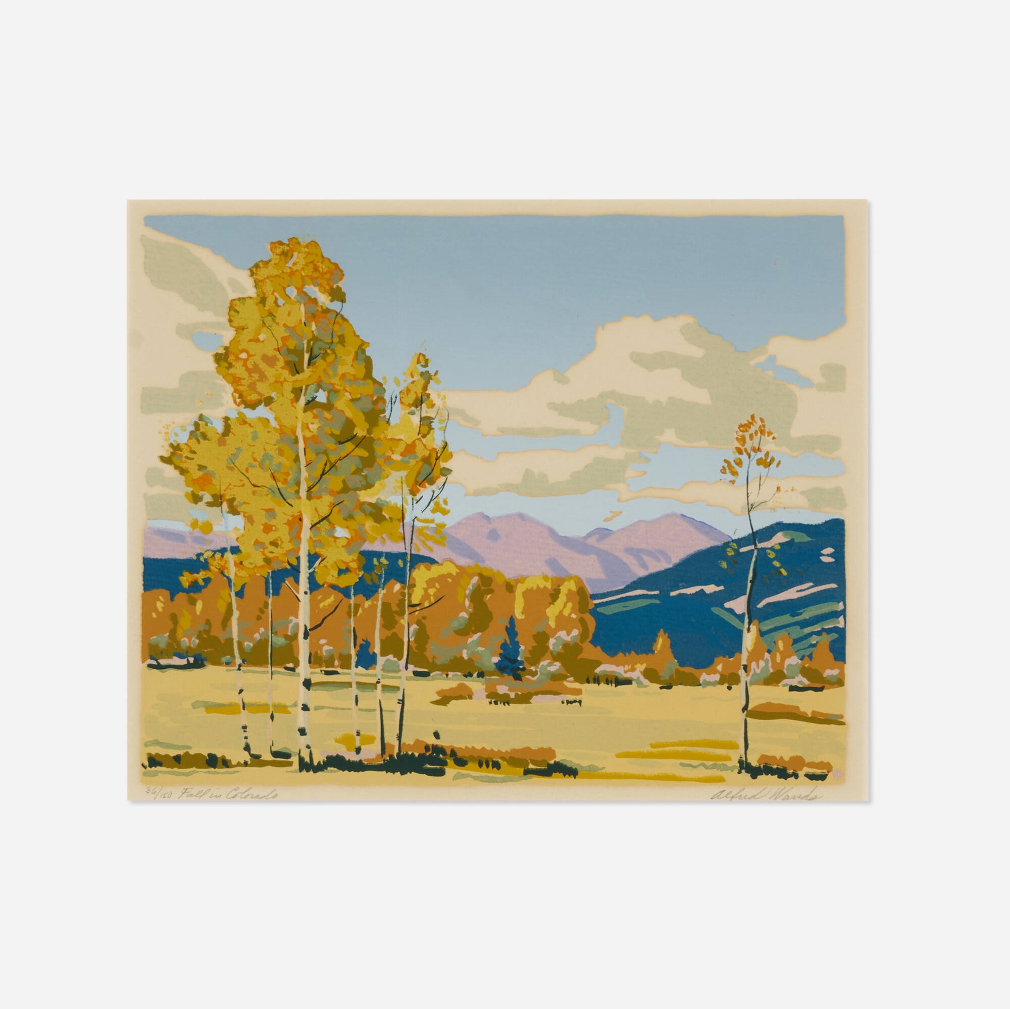 Alfred James Wands | Fall in Colorado | MutualArt